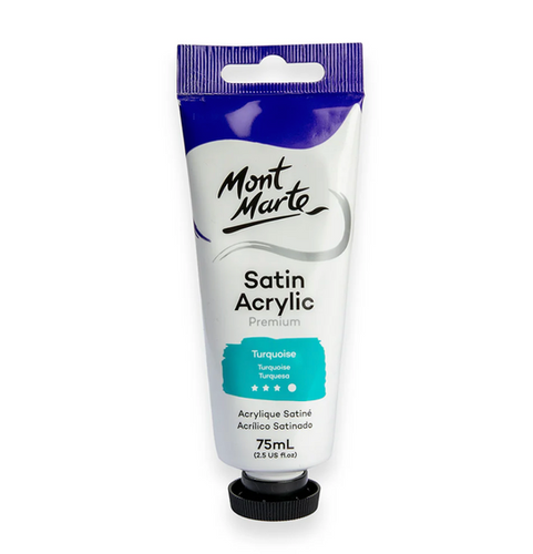 Satin Acrylic 75ml -Turquoise | Sarah The Painter