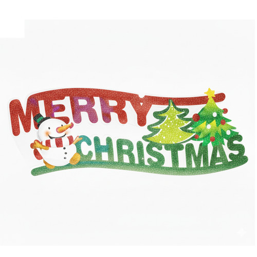 Merry Christmas Fomic Sticker | Haider & Sons Mart