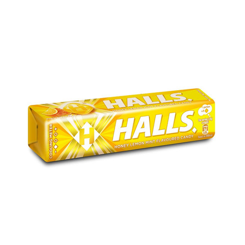 Halls Honey-Lemon Flavoured Candy 34g | Haider & Sons Mart