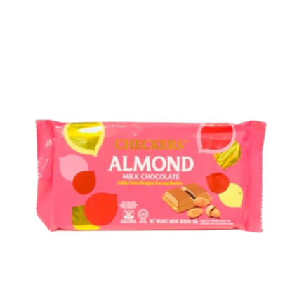 Checkers Almond Milk Chocolate 80g | Haider & Sons Mart