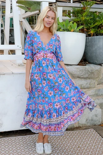 Journi Maxi Dress - Keilani print | Boho Chic