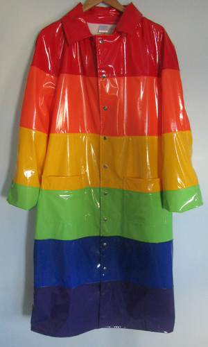 PVC Rainbow Long Coat | Anadincrafts