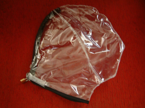 PVC Lockable Mask Hood - Breath Play | Anadincrafts