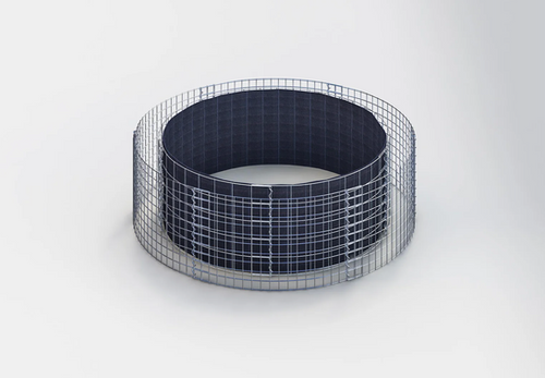 Gabion Planter Round / 1720mm x 500mm / 150mm Thickness | Gabioncanada