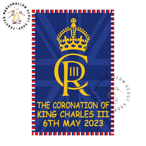 King's Coronation Cypher Badge (88mmx58mm) | MarshmallowScoutShop