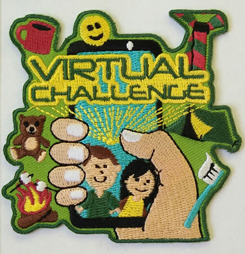 Virtual Challenge Badge (75mmx72.5mm) | MarshmallowScoutShop
