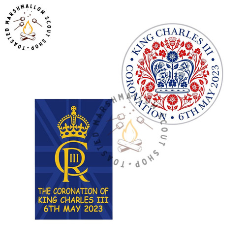 King's Coronation Official Emblem / Cypher Pin Badges ...