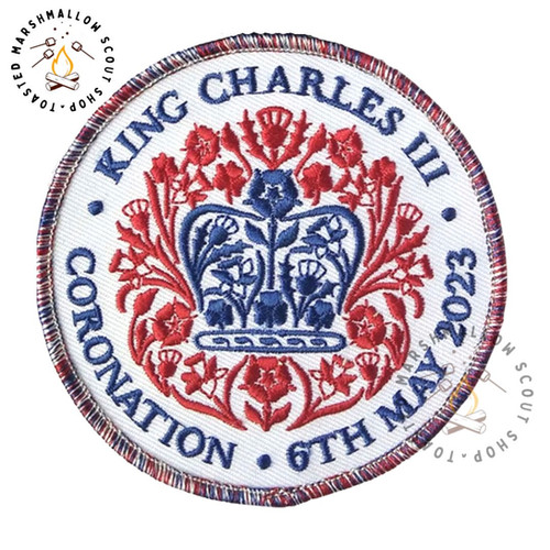 King's Coronation Official Emblem Badge (88mmx88mm) | MarshmallowScoutShop