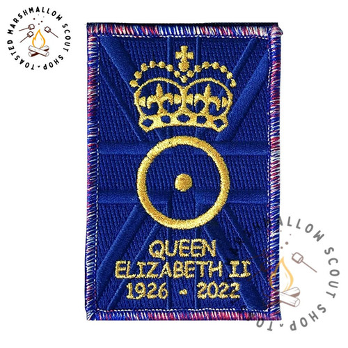 Gone Home Queen Elizabeth II Badge (88mmx58mm) | MarshmallowScoutShop