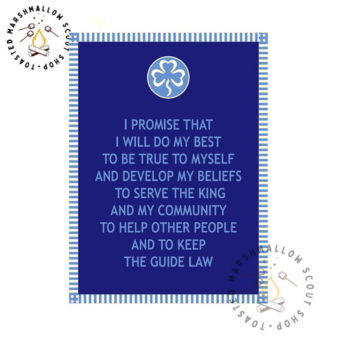Guide Promise Badge (75mmx55mm) | MarshmallowScoutShop
