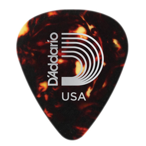 D'ADDARIO SHELL-COLOR CELLULOID GUITAR PICKS, LIGHT | Tropical Music ...