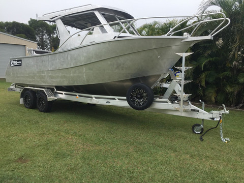 Aluminium MONO HULL boat trailers | Brisbane north | Ventura Custom ...