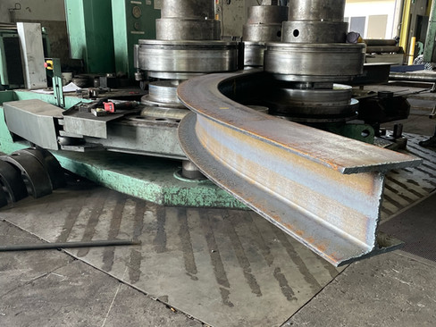 Universal columns curving | Advanced Metal Curving | Brisbane