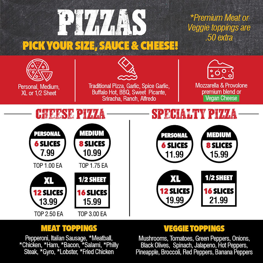 MENU | Revolution Pizza