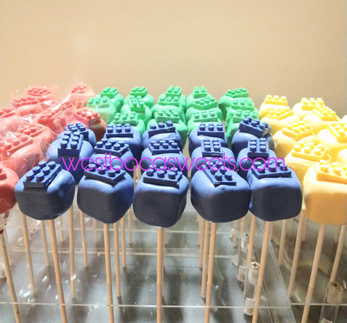 Lego Cake Pops - 12 | Westbocasweets