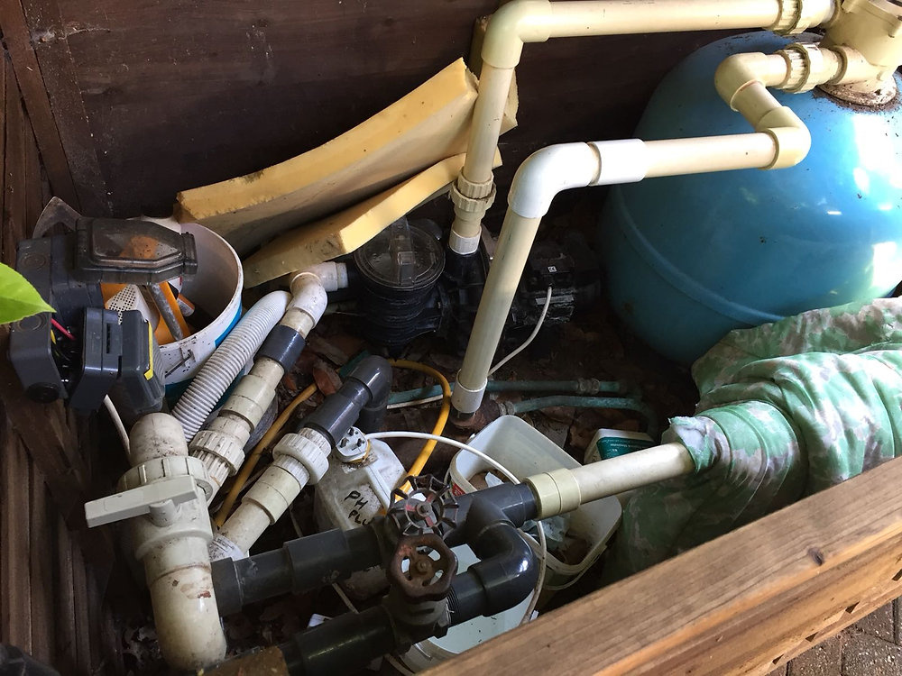 Outdoor Pool Pipework Replumb