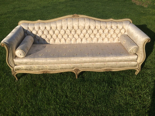 Victorian Floral Brocade Sofa | swoon