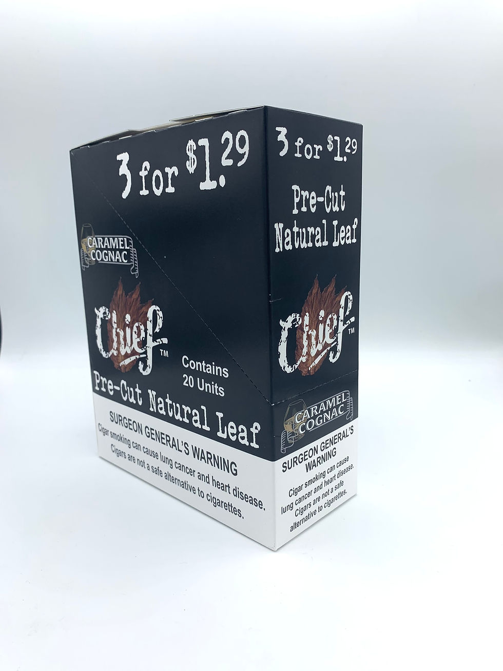 Chief Natural Leaf (20 Count) | Pre-Cut Natural Leaf