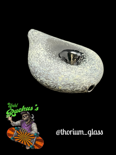 Thorium Glass - Stone Blasted Skipper Spoon | Unkl Ruckus's