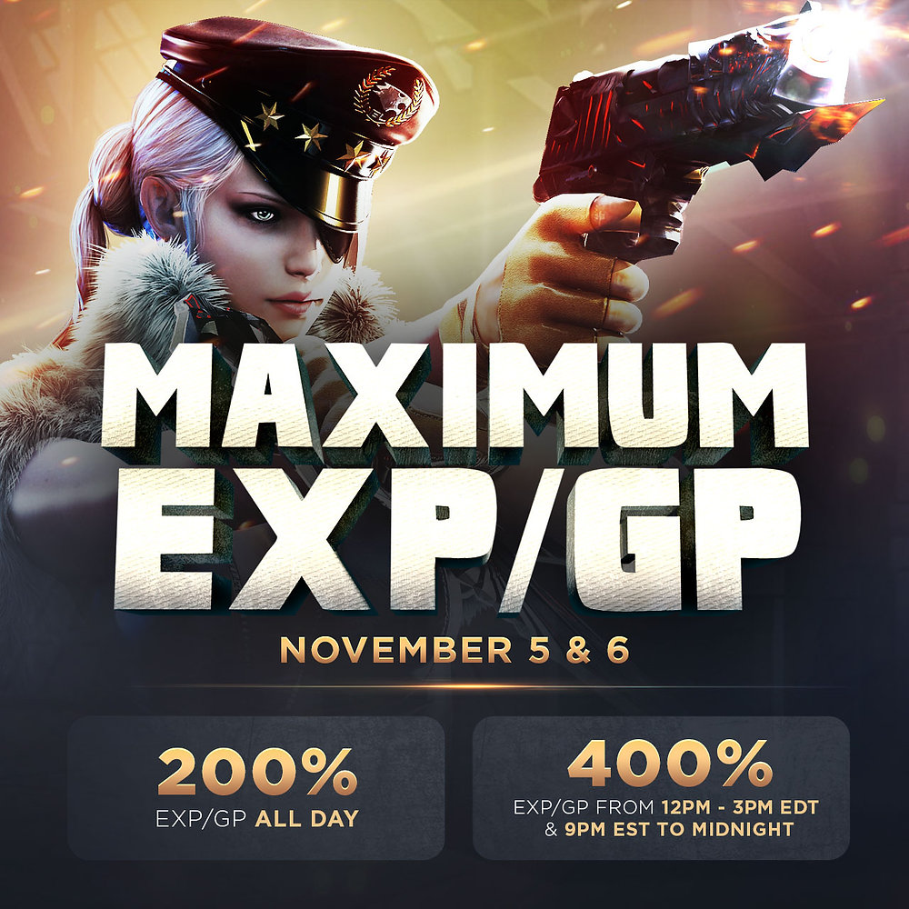 Maximum EXP/GP Event Banner – Crossfire NA