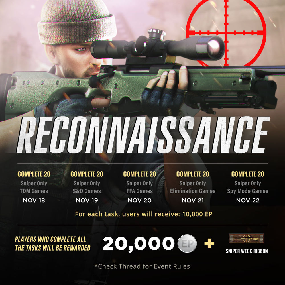 Reconnaissance Event Banner – Crossfire NA