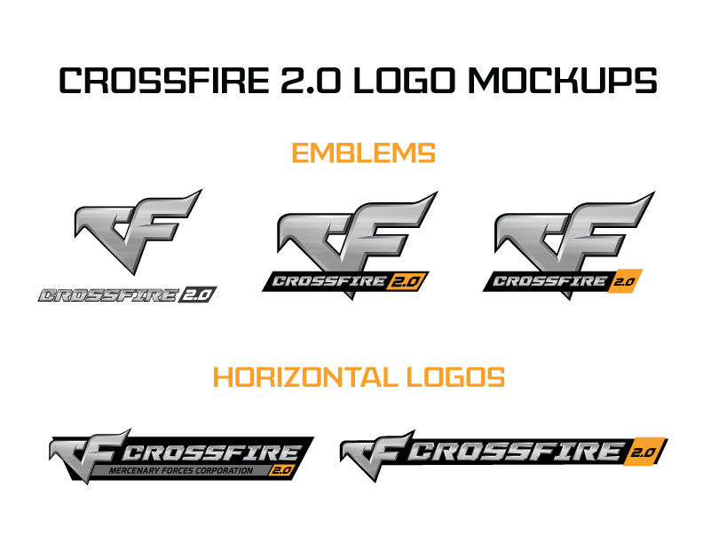 Crossfire 2.0 Logo Design Mockups