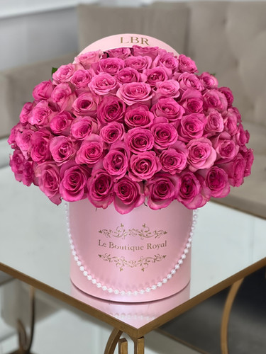 Signature Sweet Pink Rose Box | Le Boutique Royal