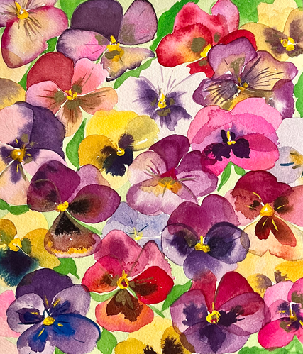 Pansy Pile | Jamie Shouse Art