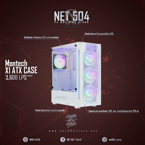 Montech X1 ATX CASE | NET STORE HN