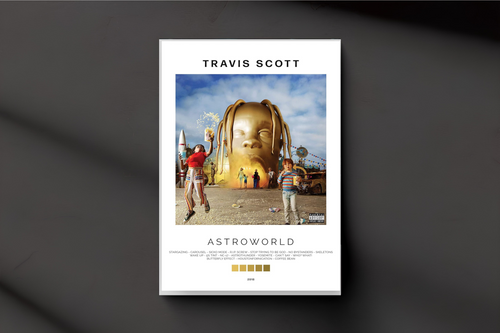 Travis Scott Astroworld Poster | Poster Vision Studio