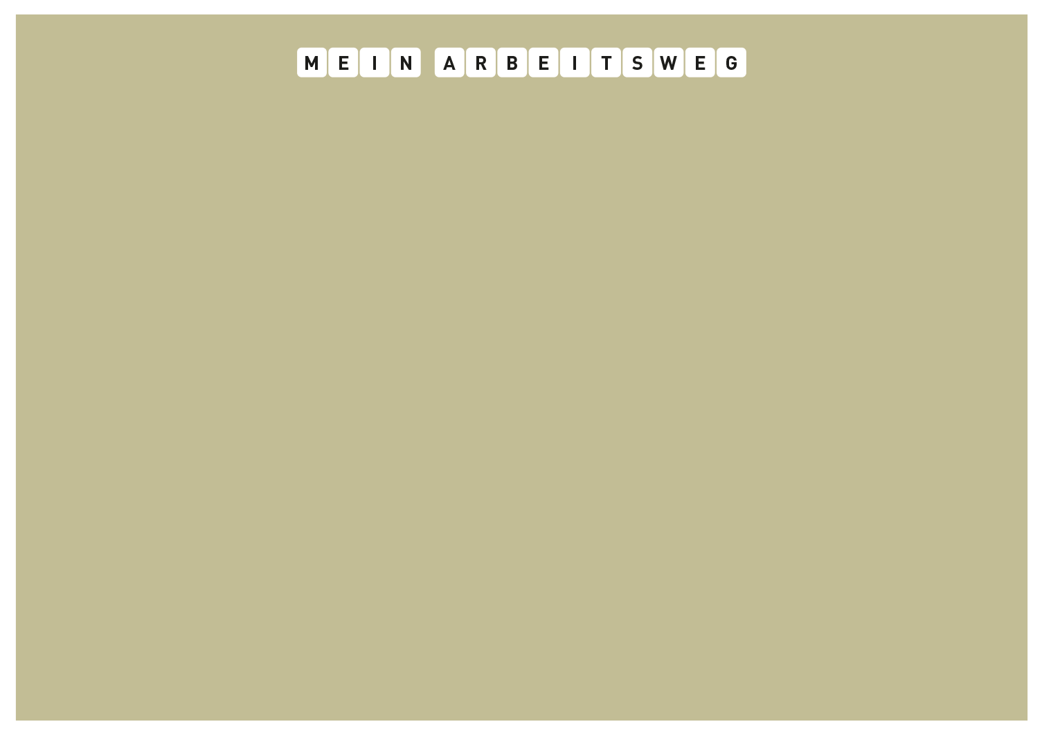 Mein Arbeitsweg | portfolio1