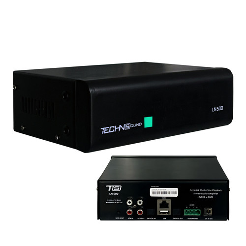 LN-500 smart amplifier 2*100w | TechnoSound