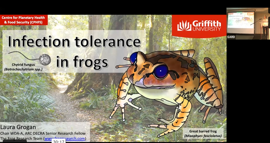 Frog team at 1st Global Amphibian and Reptile Disease Conference!