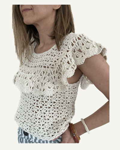 Celine Vest | Crochet Pattern | Larami Loops