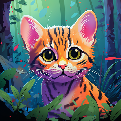 Jungle Kitten | Canvas Jamaica