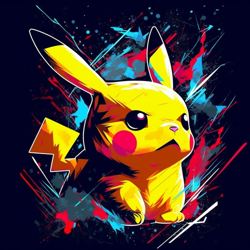 Punk Pikachu | Canvas Jamaica