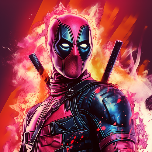 Retro Deadpool | Canvas Jamaica