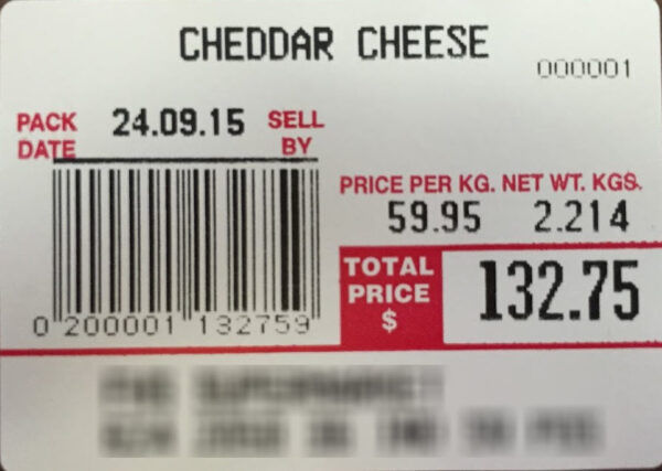 CAS BARCODE SCALE LABELS | Cb Machine Services