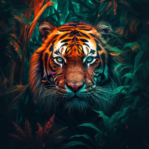 Hidden Tiger | Canvas Jamaica
