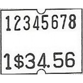 2 Line Hallmark Labels – White | Cb Machine Services