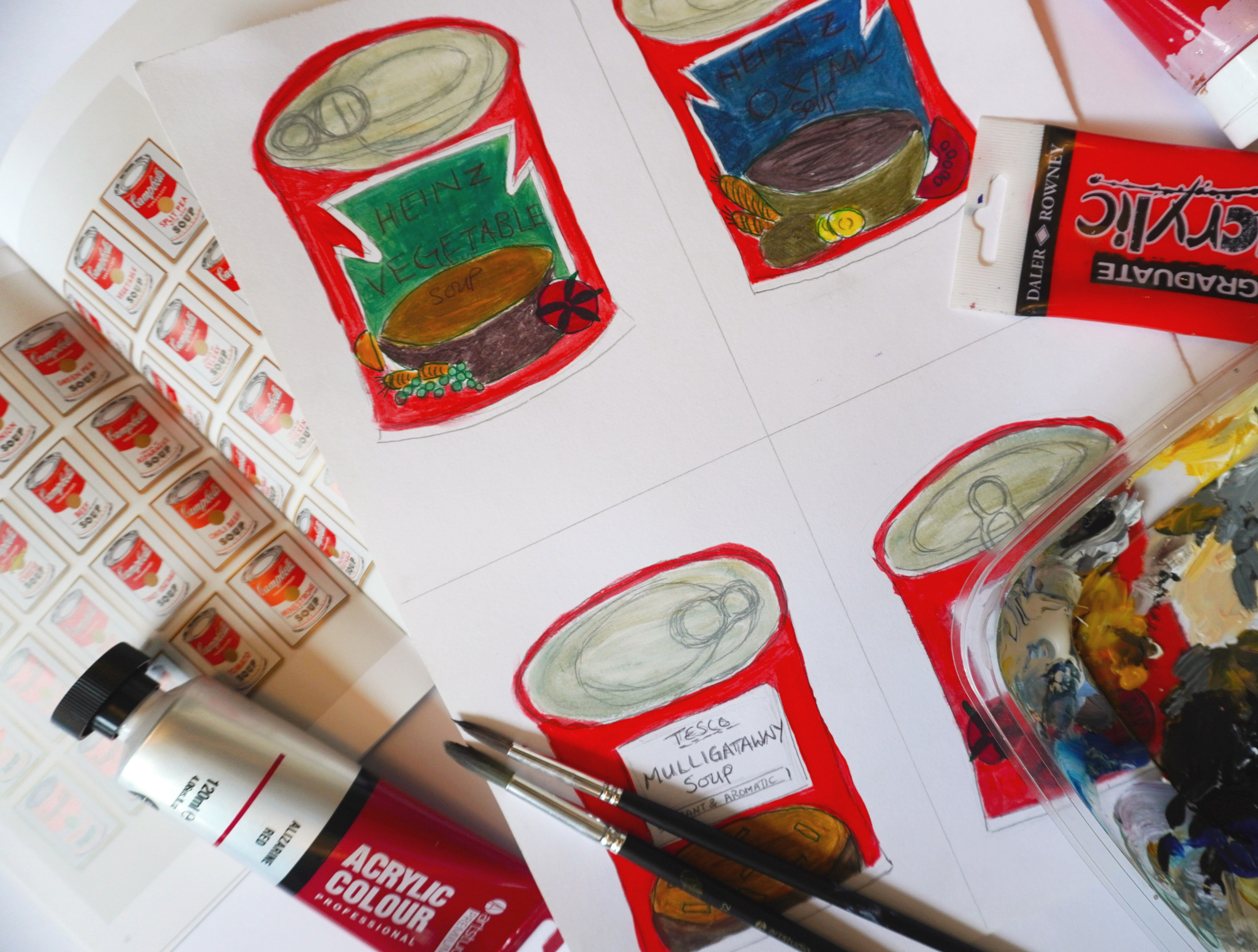 Hands-on Art History: Pop Goes Art - Acrylic Workshop | Anteros Arts