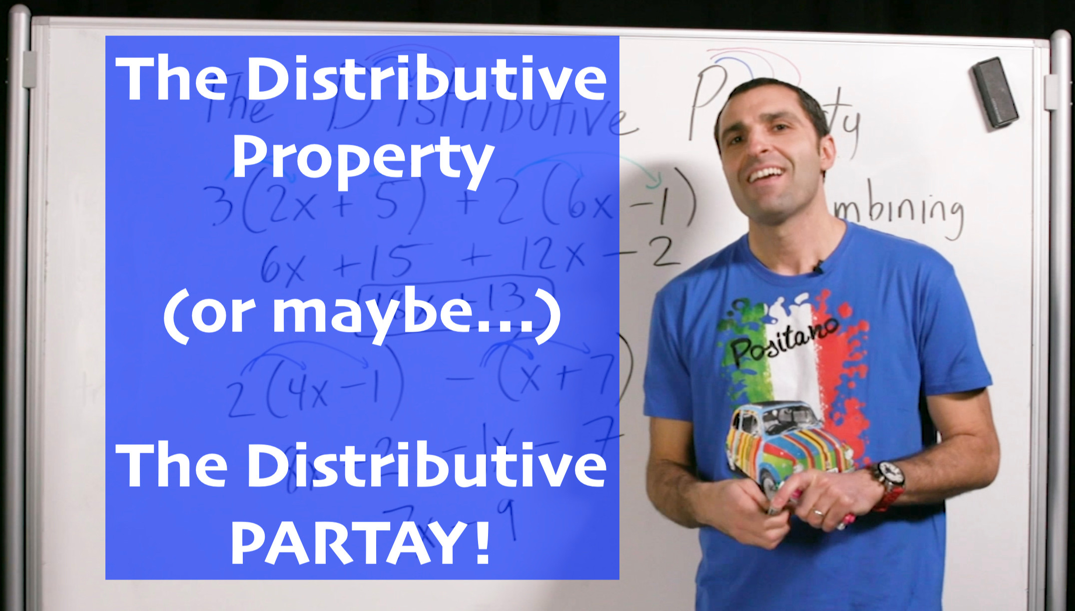The Distributive Property | Multiplication Properties Math Video