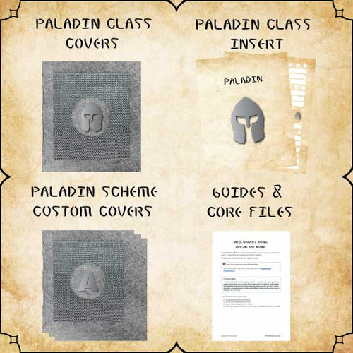 5E Journal - Paladin Class Bundle | Dandmadeeasy