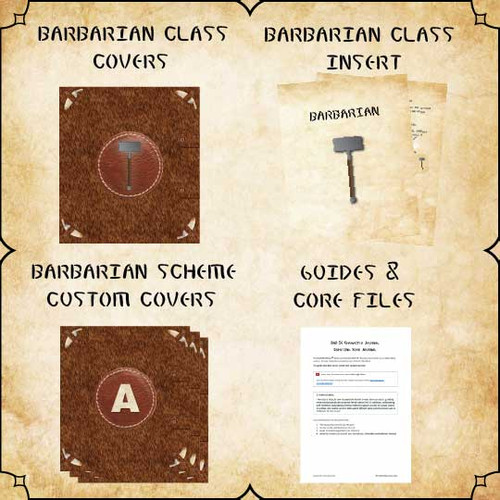 Barbarian Class Bundle | Dandmadeeasy