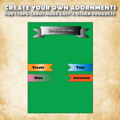 Create Your Own Adornments for TTRPG Cards Made Easy | Dandmadeeasy