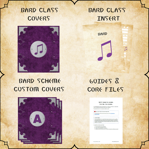 Bard Class Bundle | Dandmadeeasy