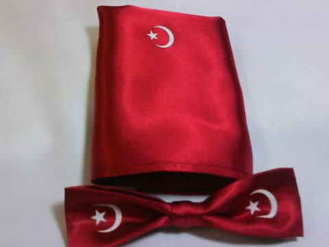 Men's Moon & Star Bow Tie Set | muhammad-speaks