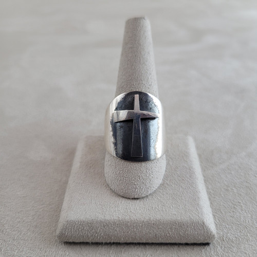 Sterling Silver 10x Trinity Cross Ring by Charles Sherman | True West ...