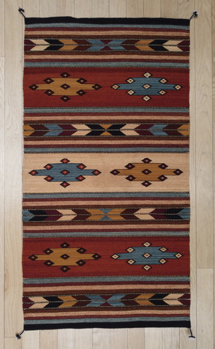 Saltillo Rust 32x60" Rug - Zapotec Weaving | True West Gallery