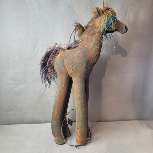 "Blind Faith" Paper / Clay Mixed Media Sculpture by Cassandra Sharon ...